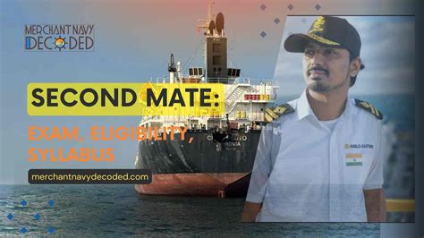 Second Mate Exam Eligibility Syllabus