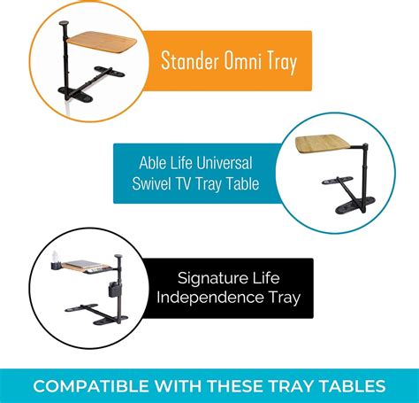 Stander Utensil Compartment Accessory For Omni Tray Enhance