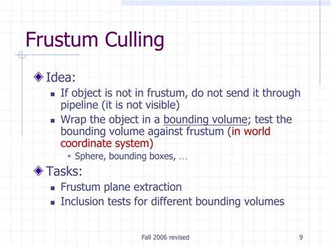 ppt frustum culling in opengl powerpoint presentation free download