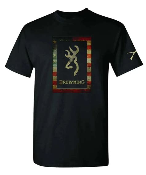Browning Rustic Flag Frame Black Mens T Shirt Hatcountry Hatcountry