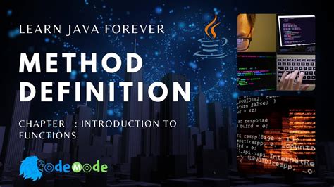 Method Definition What Is A Method In Java Programming Youtube