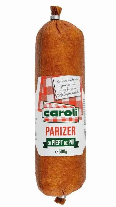 Parizer Cu Piept De Pui Caroli 500g
