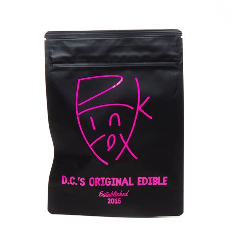 Pink Fox Strawberry Kiwi Gummies 100mg Aligned Dispensary