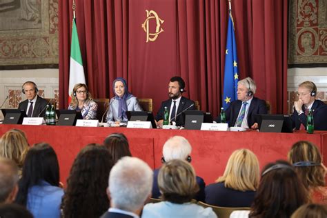 Maryam Rajavi Addresses A Joint Conference Featuring Some Members Of