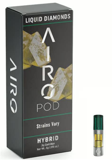 Airo Cherry Cookies 1g Liquid Diamonds Disposable 1g Vaporizers Lily Extracts
