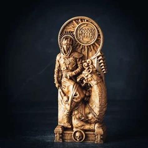 King Paimon Statue Ars Goetia Demon Lucifer Right Hand Demonology Etsy