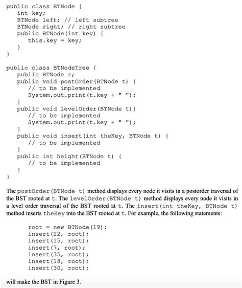 Solved Question B1 You Are Given The Following Java Classes