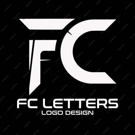 Fc Letters Vector Logo Design Premium Ai Generated Vector