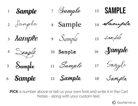 Word Tattoo Fonts Stylish Tattoo Word Fonts