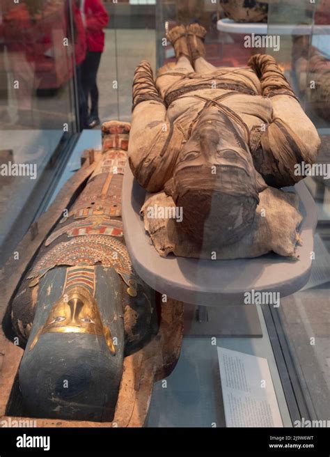 The Impressive Egyptian Exhibition At British Museumlondonuk Stock