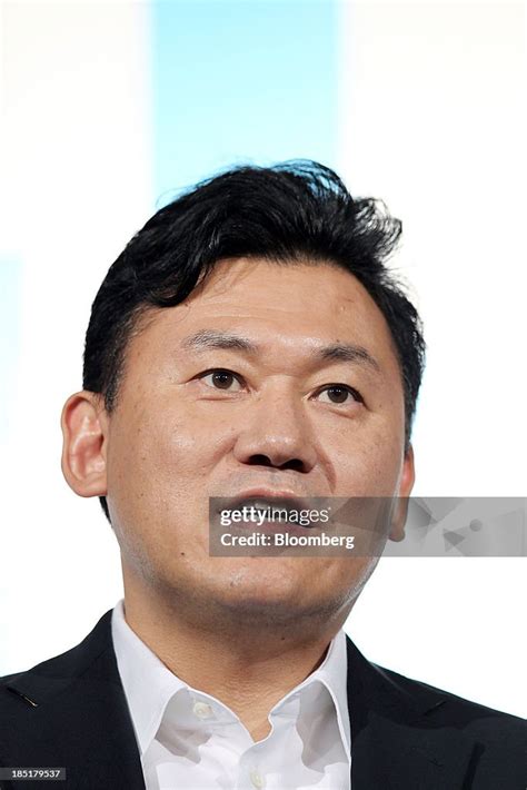Billionaire Hiroshi Mikitani Chairman And Chief Executive Officer Of