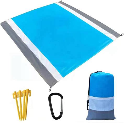 Plážová Pikniková Deka Podložka Se 4 Kolíky Na Pláž Piknik