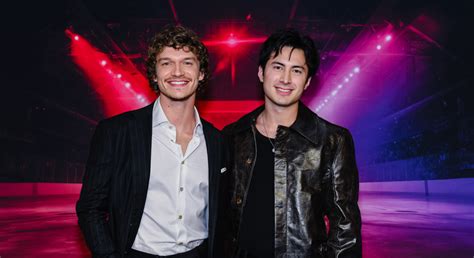 ‘heated Rivalry Actors Connor Storrie And Hudson Williams Hit The Red