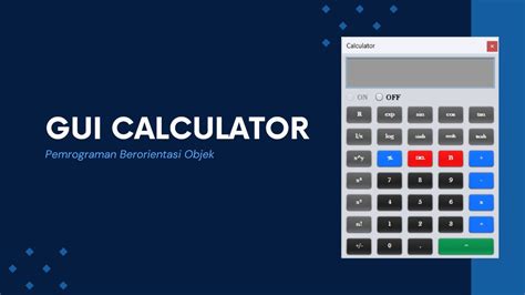 Hasil Membuat Calculator Java Berbasis Gui Di Netbeans Youtube