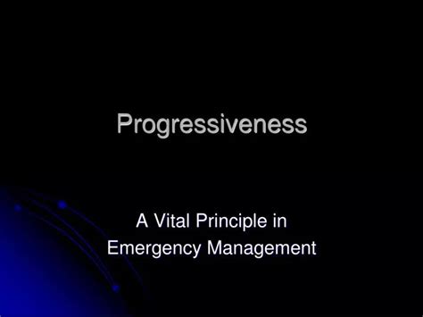 Ppt Progressiveness Powerpoint Presentation Free Download Id4322477