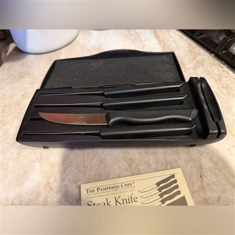 The Pampered Chef Kitchen The Pampered Chef Black Steak Knife Set