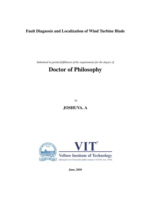 Pdf Fault Diagnosis And Localization Of Wind Turbine Blade