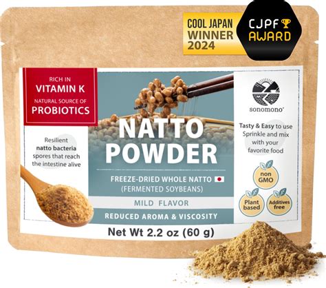 K Herb Soybean Natto Powder 100 Natural Nattokinase Freeze