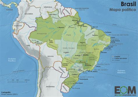 Mapa De Regiones Brasil Estados