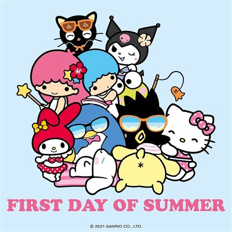 Hello Kitty And Friends On Instagram Hello Summer 🍧🍉🍦🌴☀️🌊 Share Your
