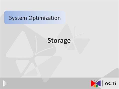 System Optimization Storage Introduction Storage Typesdasnassan The