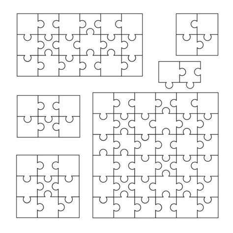 Blank Puzzle Vector Art Icons And Graphics For Free Download