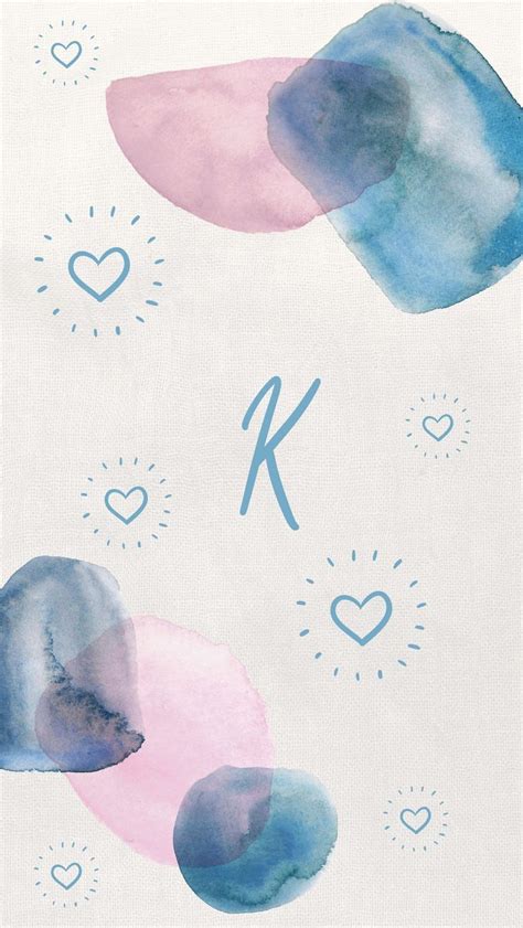 🔥 Free Download Letter K Wallpaper Pink Anime Cool Lettering By