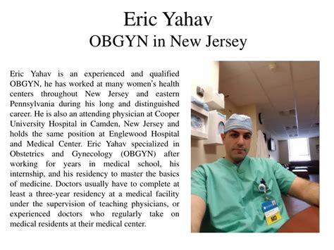 Ppt Eric Yahav Obgyn In New Jersey Powerpoint Presentation Free Download Id7304529