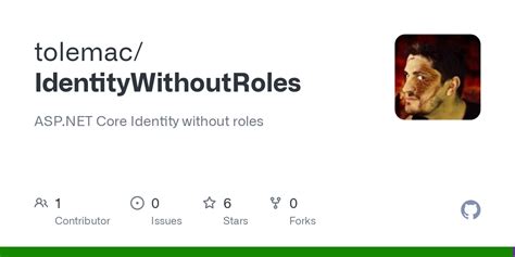 GitHub Tolemac IdentityWithoutRoles ASP NET Core Identity Without Roles