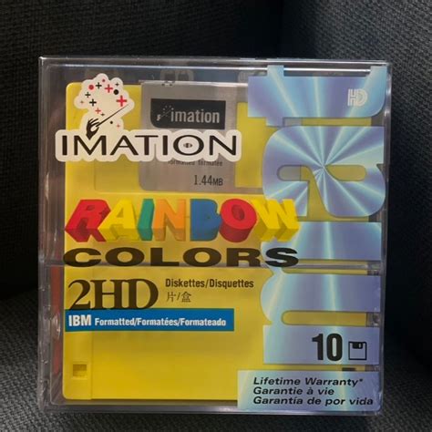Imation 144mb磁碟片35吋磁碟片全新10片裝美國製造優惠價 蝦皮購物