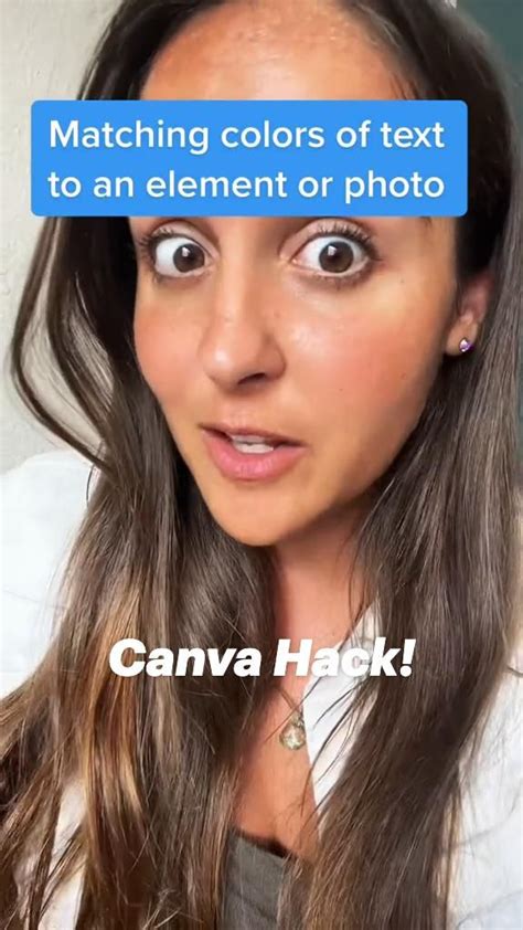 Canva Hack You May Have Missed Matching Colors Of Text To An Element Or Photo On Canva