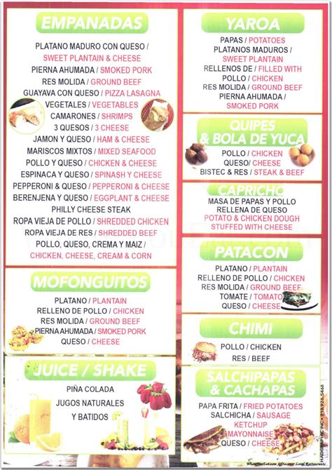 Empanadas Monumental Restaurant In The Bronx Menus And Photos