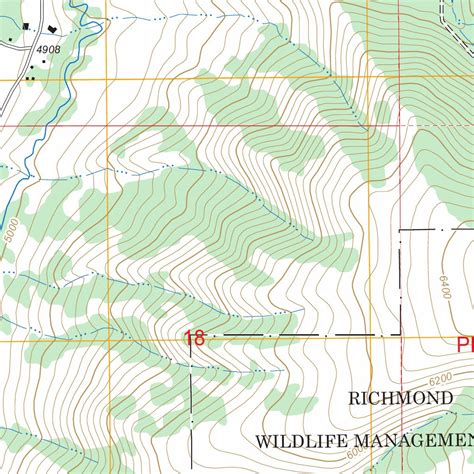 Richmond Ut Id Fstopo Legacy Map By Us Forest Service Topo