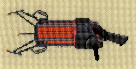 Half Life Gravity Gun Cross Stitch