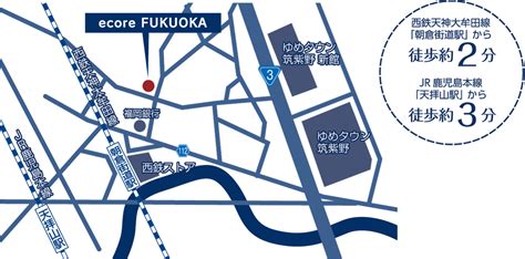 Ecore Fukuoka Map Ecore Produced By Regina
