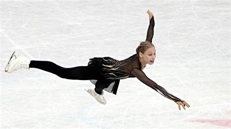 Stepčenko Eiropas čempionātā Daiļslidošanā Slidos Izvēles Programmu Ziemas Sports