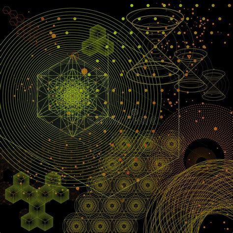 The Science And Mathematics Abstract Background Stock Vector