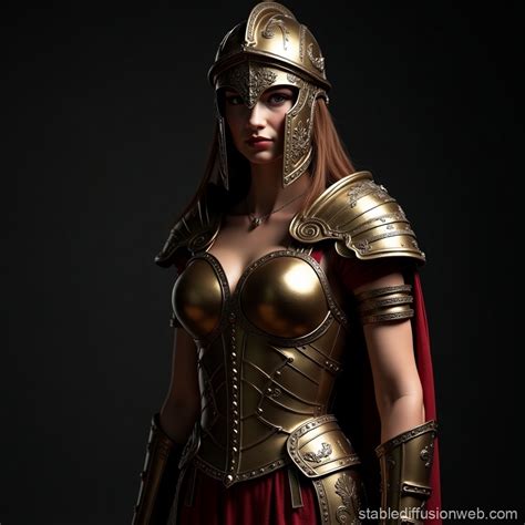 High Resolution Roman Armor Portraits Stable Diffusion Online