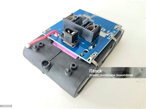 Pack Of Battery Cells Module On Platform Assembly Of An Electric