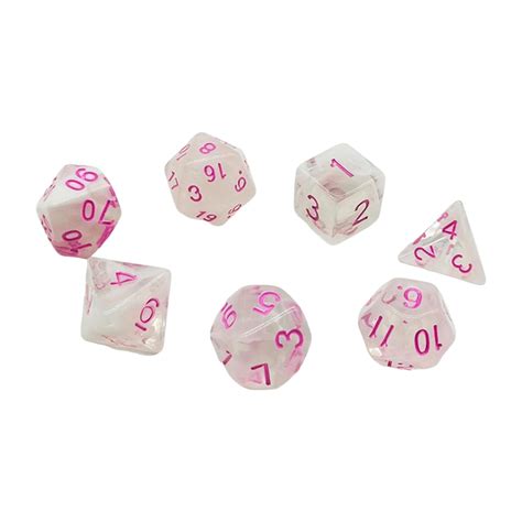 7x Dados Poliédricos D20 D12 D10 D8 D6 D4 Juego De Dados De