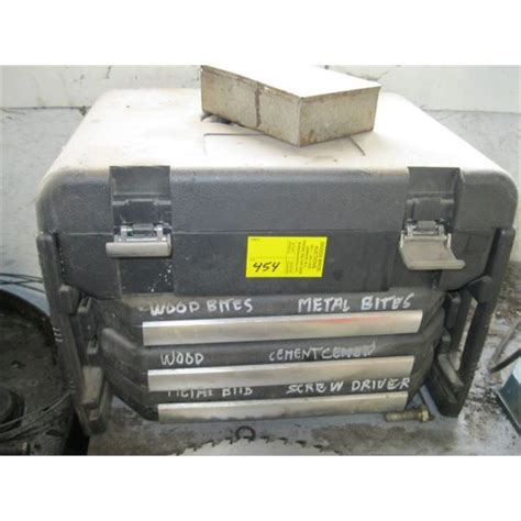 Cased Drill Bit Set With Asst Wood And Metal Drill Bits