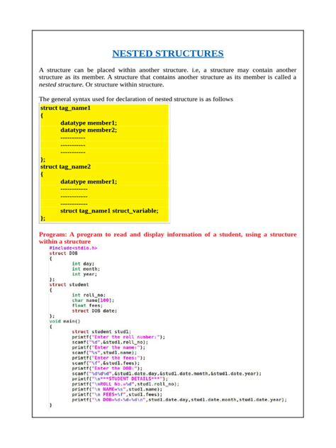 64nested Structures Pdf