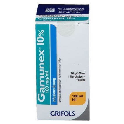 Gamunex® 10 100 Mgml 100 Ml Mit Dem E Rezept Kaufen Shop Apotheke