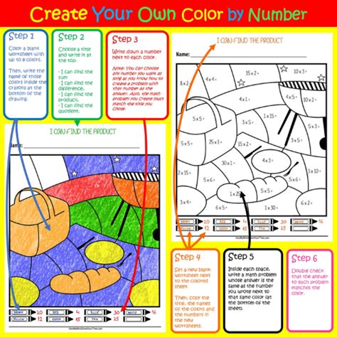 Color By Number Create Your Own Color By Number Holidays