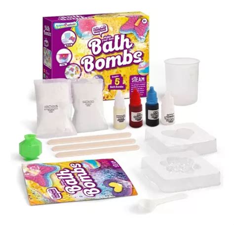 Kit Crea Bombas De Baño Juguete Didáctico Educativo Cuotas Sin Interés