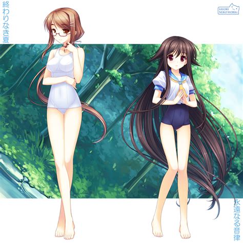 Takanashi Mio And Amamiya Kanon Owari Naki Natsu Towa Naru Shirabe