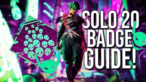 How To Get The 20 Kill Solo Badge Easily On Apex Legends Season 21