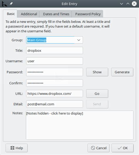 Password Safe Password Manager Linuxmaster Club