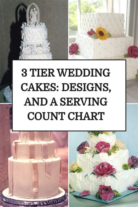 Secret Wedding Cake Serving Chart Cake Portion Guide The Craft