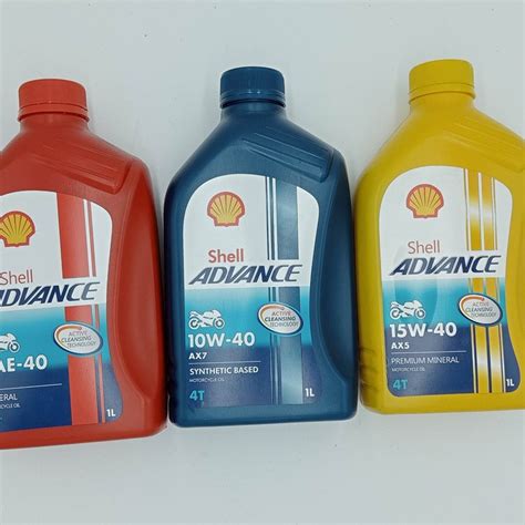 Shell Advance Motorcycle Oil 1l Shopee Philippines